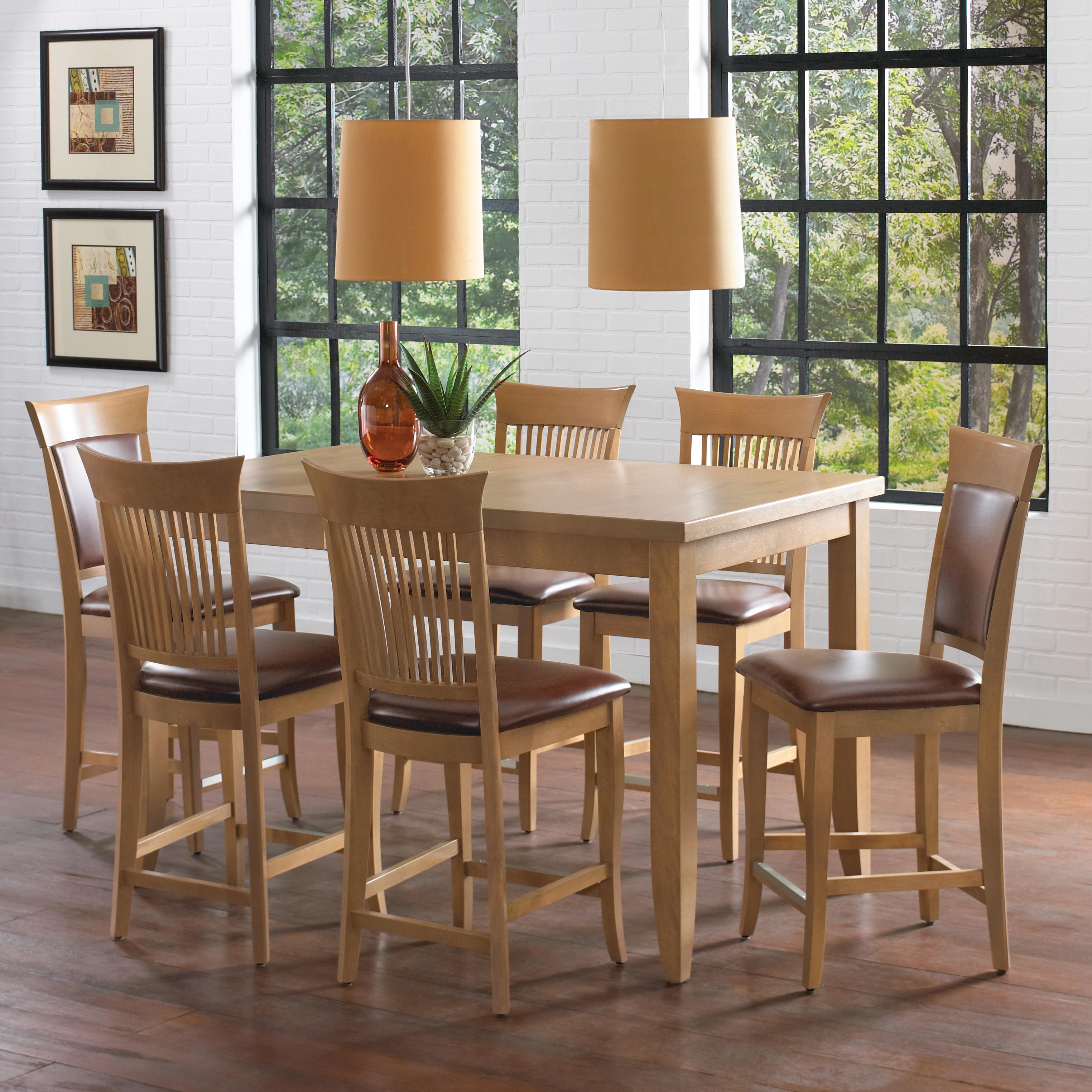 Canadel Custom Dining High Dining Customizable Counter Height Table 